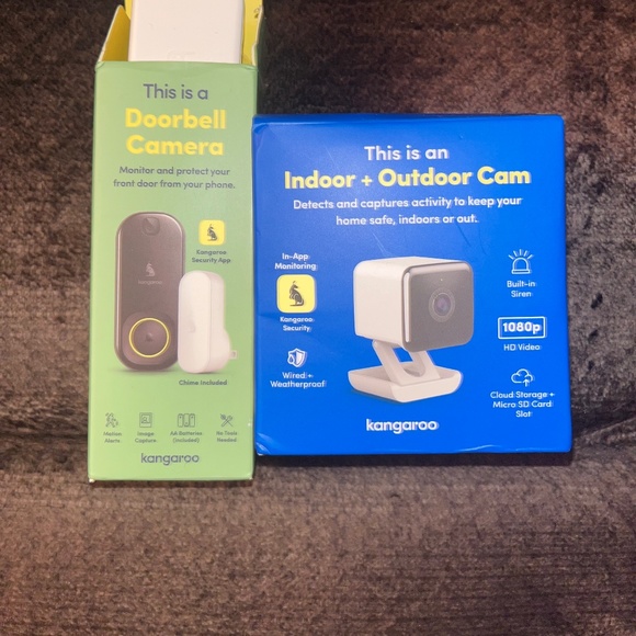kangaROOS | Other | Kangaroo Doorbell And Indooroutdoor Camera | Poshmark